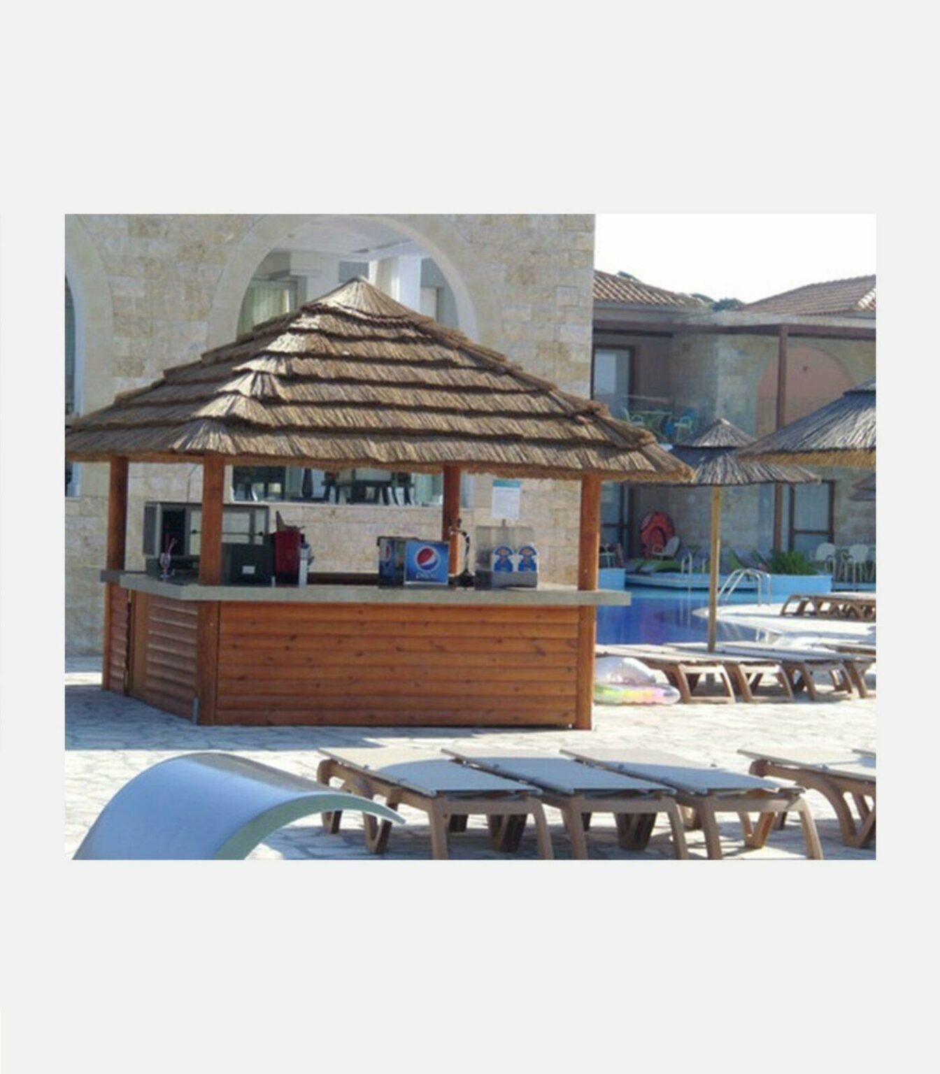 Μπαρ για την Παραλια από Ξύλο Επαγγελματικης Χρησης | Omprela